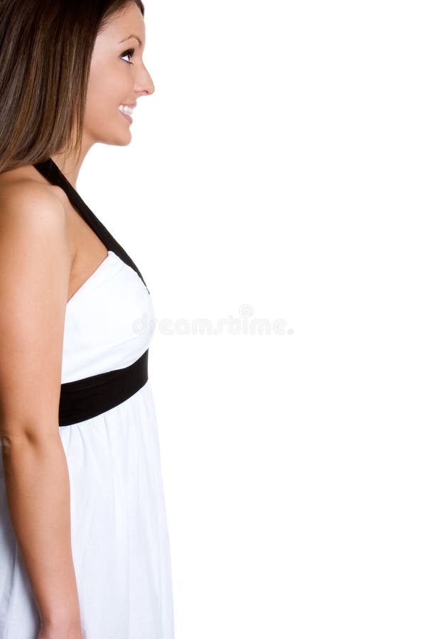 Beautiful Woman stock photo. Image of profile, woman, smiling - 2420898