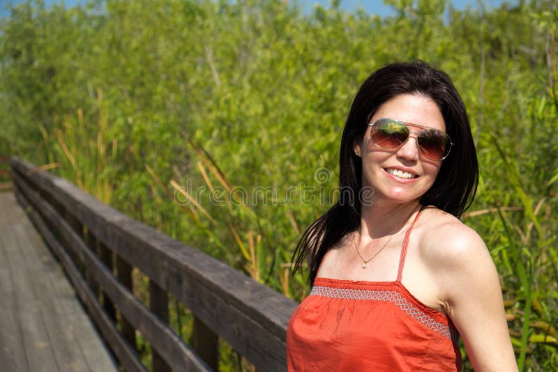 Beautiful woman stock photo. Image of lady, hair, green - 28907658