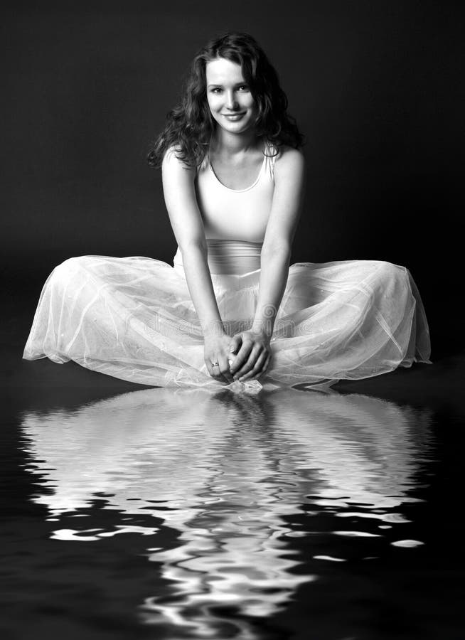 Beautiful woman stock photo. Image of expecting, face - 6380938