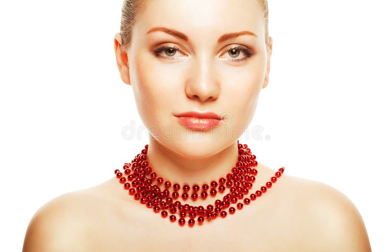 Beautiful Woman Accessorize Neck Stock Photos - Free & Royalty-Free ...