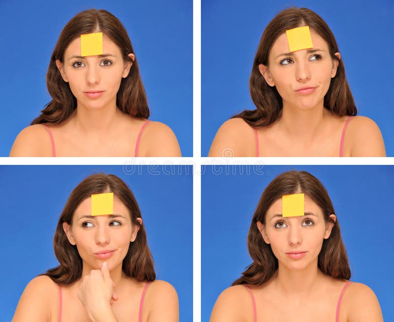 Beautiful Woman Ans Sticky Stock Photos - Free & Royalty-Free Stock ...