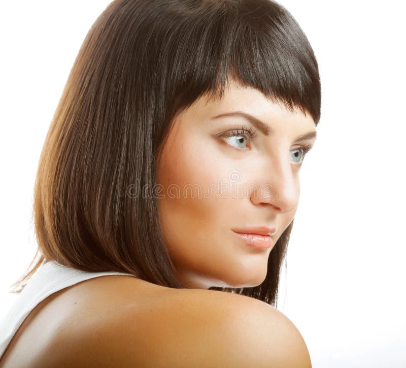 Beautiful Woman with Clean Fresh Skin Stock Image - Image of body ...