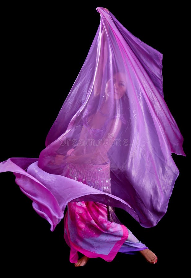 Beautiful Woman Dancing Belly Dance Stock Photo - Image of beautiful ...