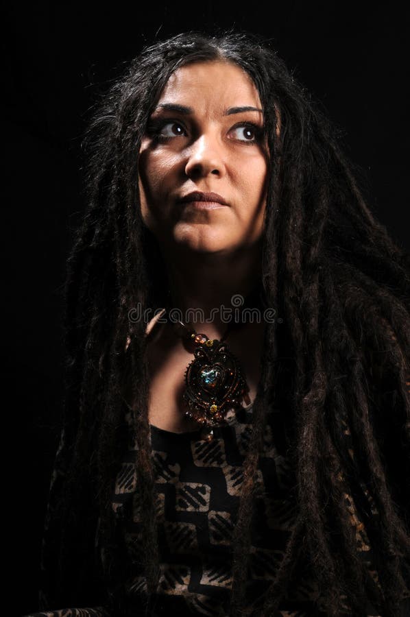 Beautiful Woman with Dreadlocks Stock Photo - Image of handsome, person ...