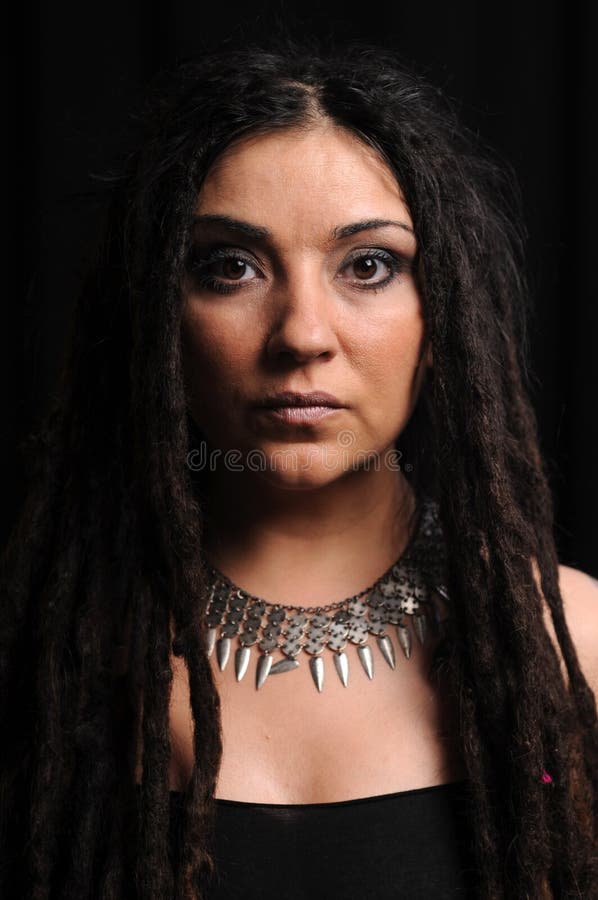 Beautiful Woman with Dreadlocks Stock Photo - Image of handsome, person ...