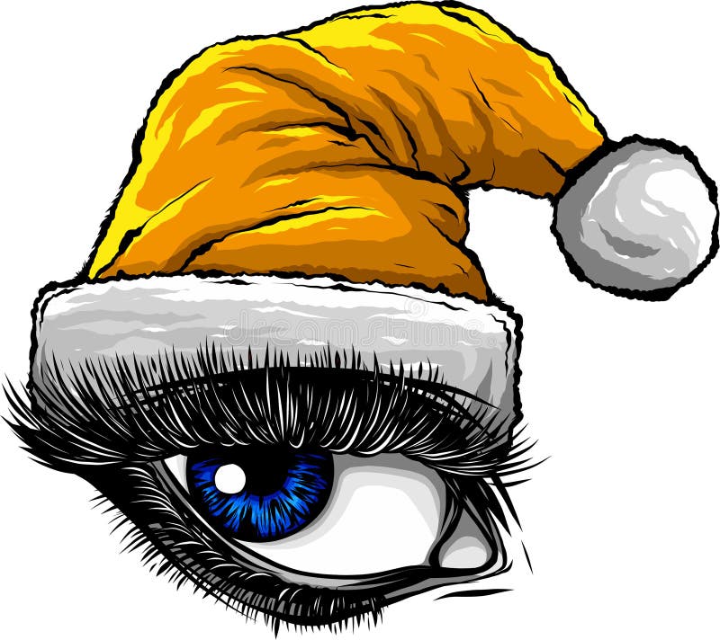 Beautiful Woman Eye Draw Vector Illustration Design Stock Vector ...