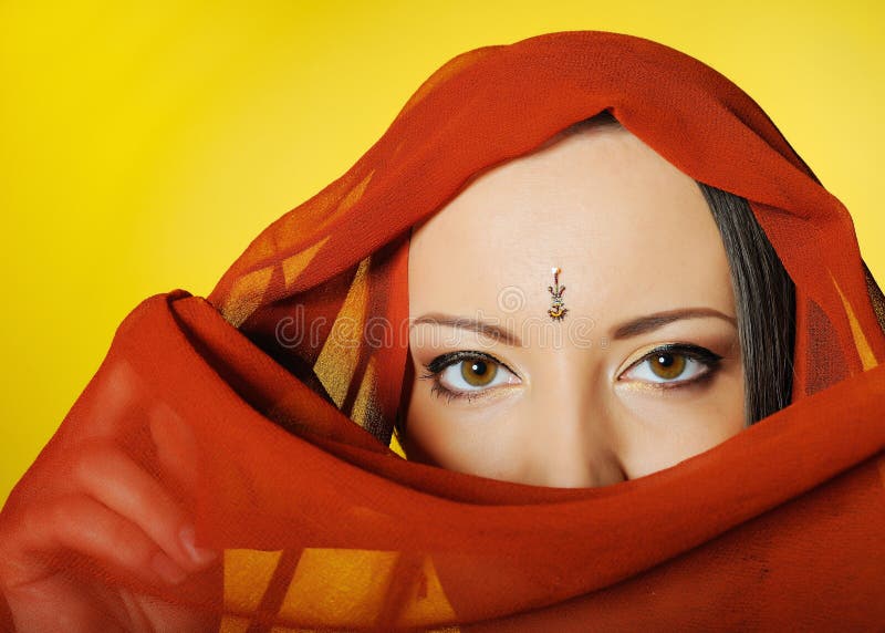 Beautiful Indian Traditional Woman Eyes - Free Photo from StockFreeImages