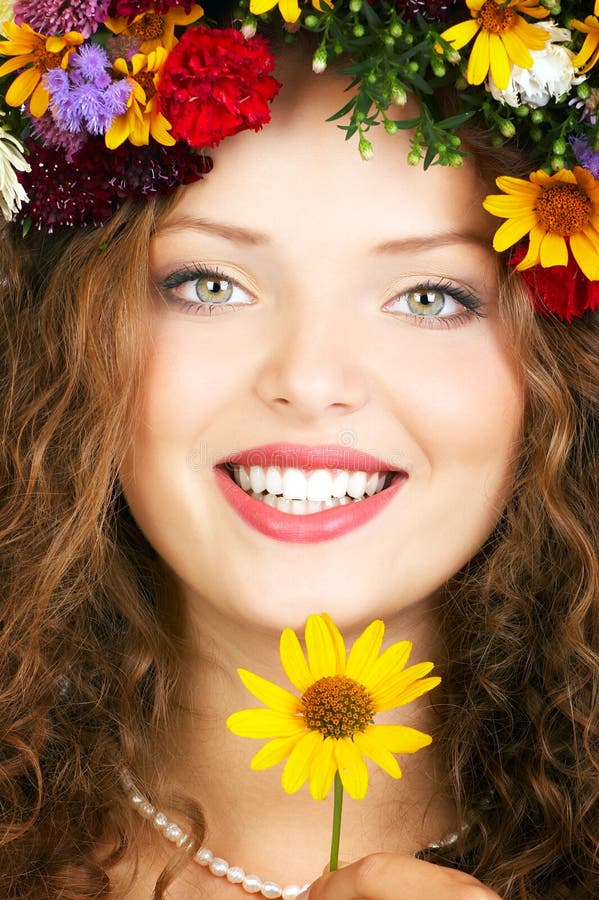 Beautiful woman face stock image. Image of look, glamor - 4247455