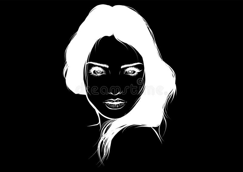 Beautiful Woman Face Hand Drawn Vector Illustration Sketch Stock Vector ... Beautiful Woman Face Hand Drawn Vector Illustration Sketch Stock Vector ...