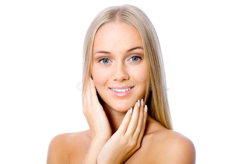 Beautiful woman face stock image. Image of body, attractive - 43047129