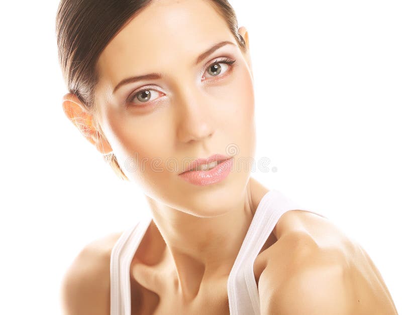 Beautiful woman face stock image. Image of model, fashion - 80385117