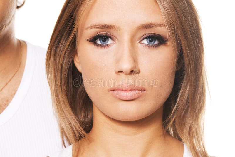 Beautiful Woman Face Portrait Stock Image - Image of lady, facial: 12524531