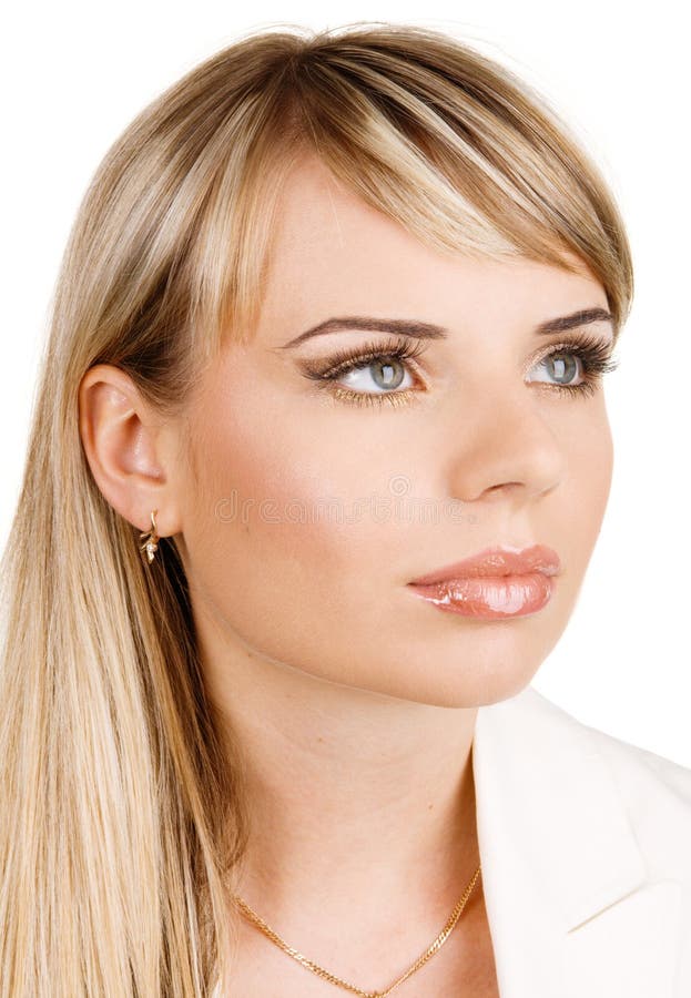 Beautiful Woman Face Portrait Stock Image - Image of lady, face: 12681515