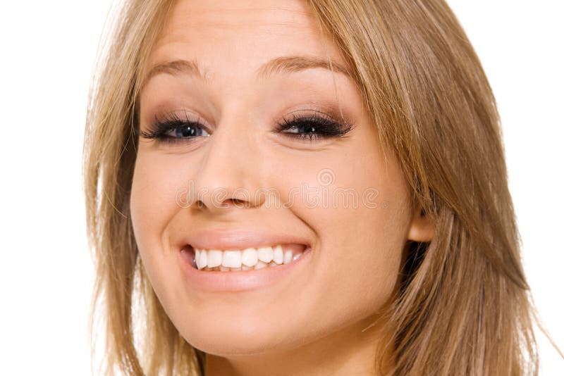 Stunning Headshot of Beautiful Young Exotic Girl Stock Photo - Image of ...