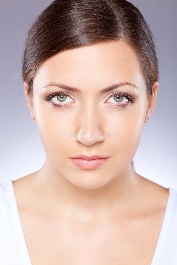 Beautiful Woman Face Portrait Stock Image - Image of adult, attractive ...