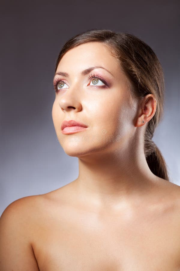 Beautiful Woman Face Portrait Stock Image - Image of caucasian, closeup ...