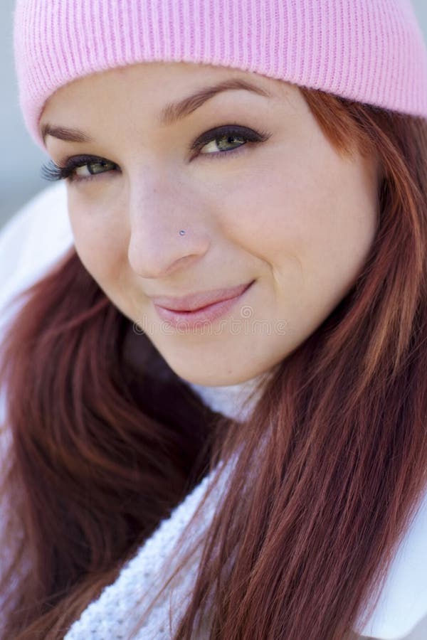 Beautiful Woman in Fall Season Stock Image - Image of laugh ...