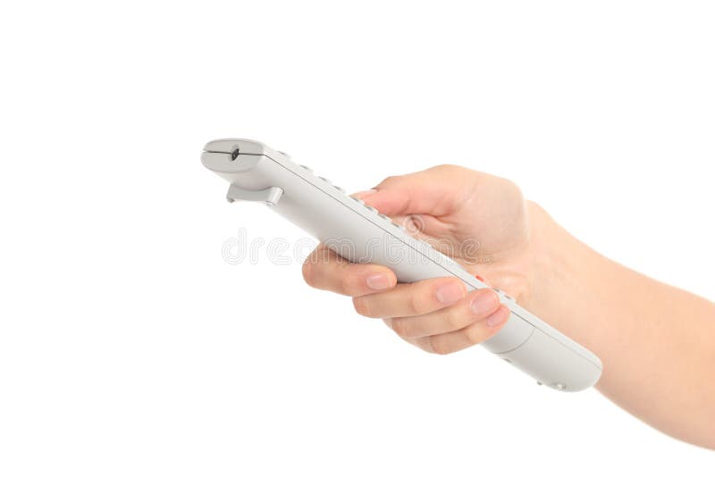 Beautiful Woman Hand with a Tv Remote Control Stock Photo - Image of ...