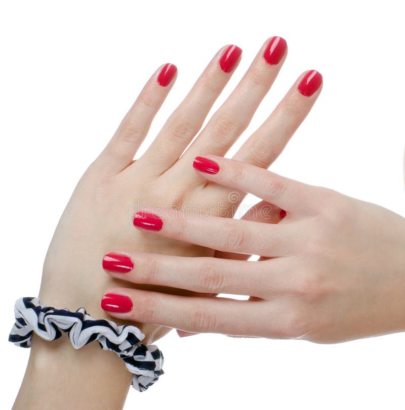 Beautiful woman hands stock image. Image of beauty, manicure - 23758603