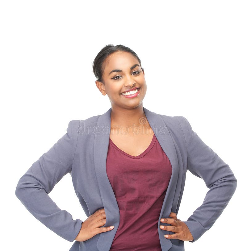 Beautiful Woman with Happy Expression Stock Photo - Image of gorgeous ...