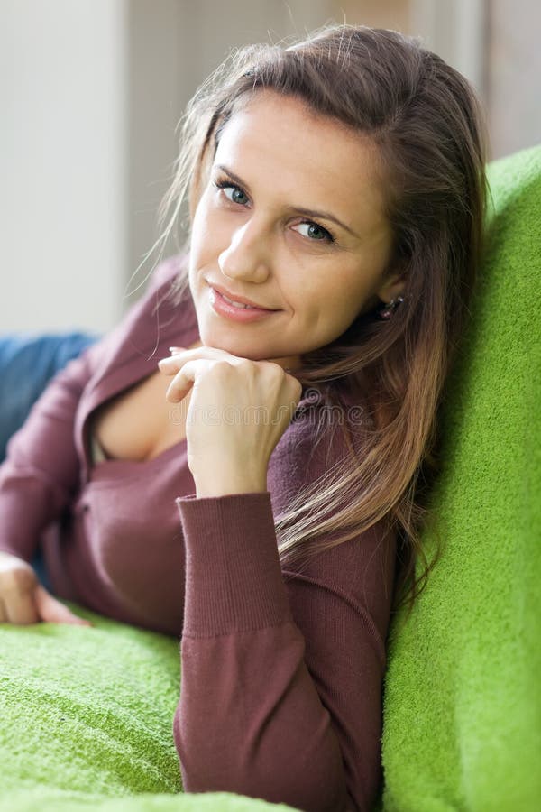 Beautiful Woman Having Rest Stock Photo - Image of rest, girl: 34512806