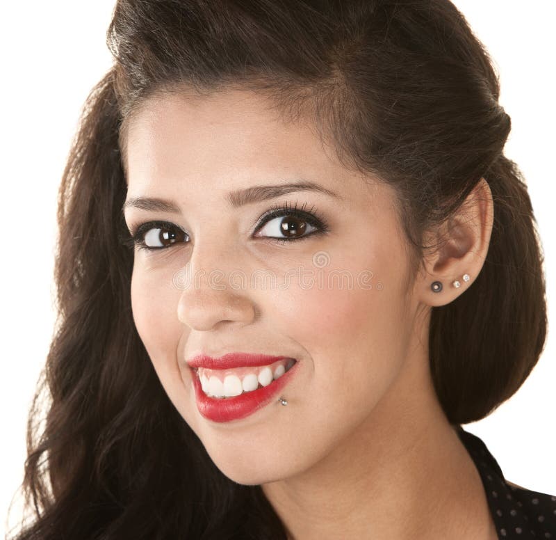 Beautiful Woman Head Shot Royalty Free Stock Image - Image: 27519116