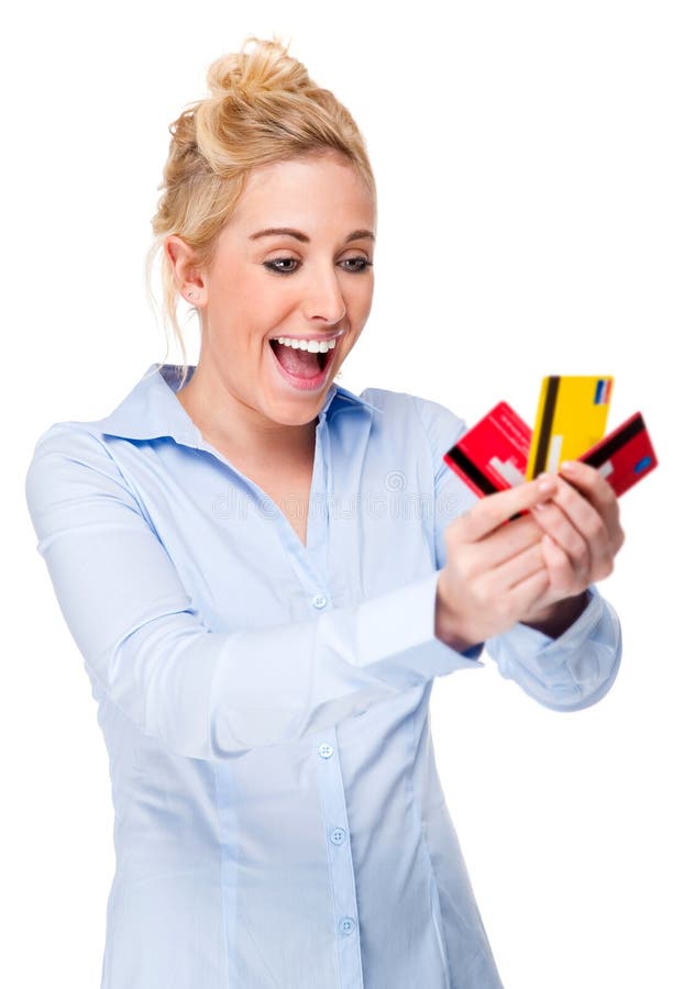 Beautiful Woman Holding Credit Cards Stock Photo - Image of caucasian ... Beautiful Woman Holding Credit Cards Stock Photo - Image of caucasian ...
