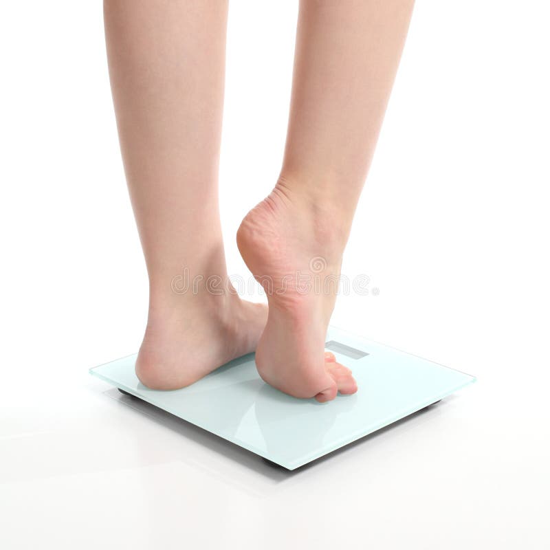 Beautiful Woman Legs on a Scale Stock Image - Image of female, feminine ...