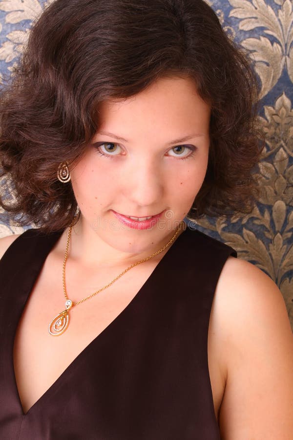 Beautiful Woman Look at Camera Stock Image - Image of young, luxury ...