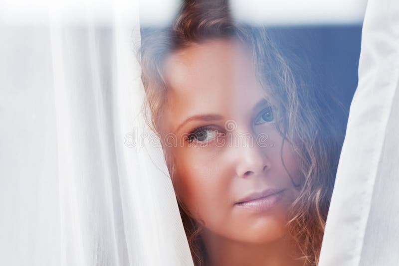 450+ Beautiful woman looking window Free Stock Photos - StockFreeImages