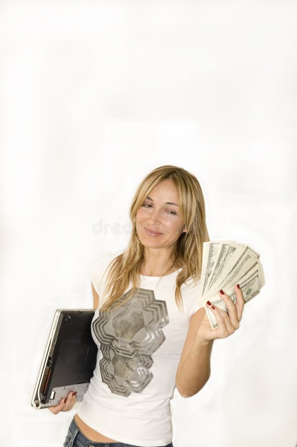 369 Beautiful Woman Makes Money Stock Photos - Free & Royalty-Free ...