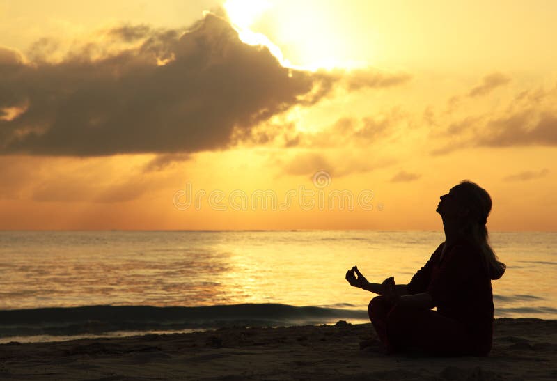New Day Meditation stock photo. Image of healthy, practicing - 19814830
