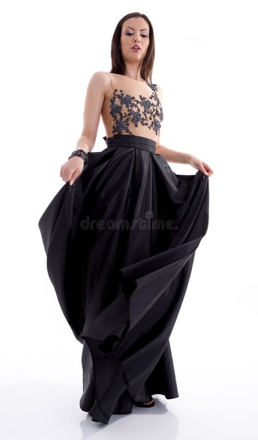 Beautiful Woman Model Posing Stock Photo - Image of modern, model: 51198218