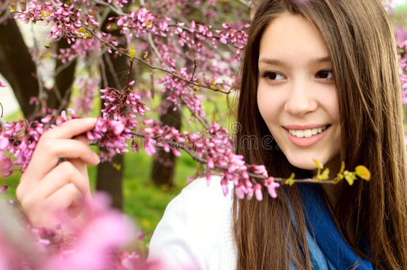 Beautiful woman in nature stock photo. Image of life - 35799754