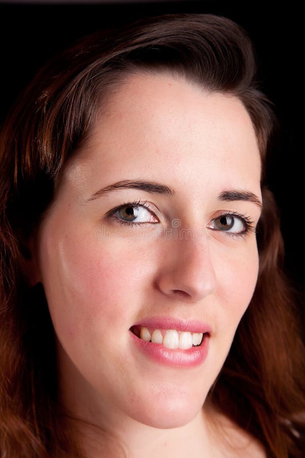 Silly woman posing stock image. Image of girl, portrait - 15143633