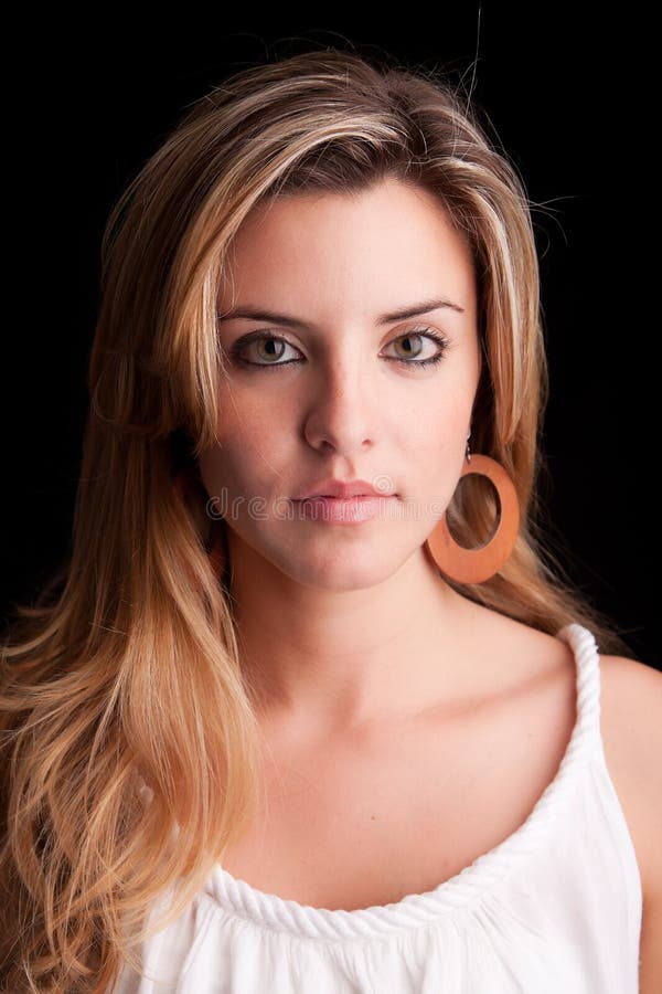 Beautiful woman portrait stock image. Image of isolated - 15784103