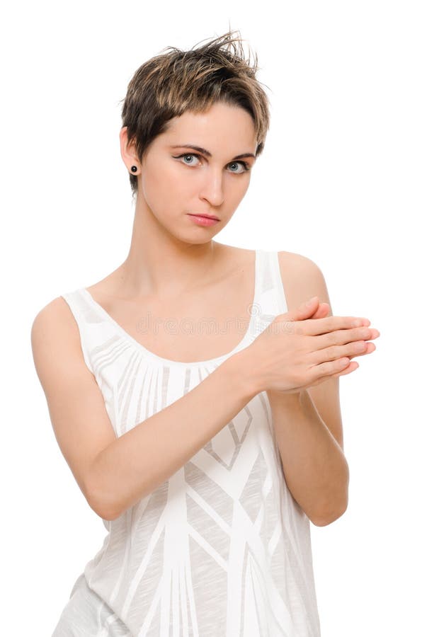 Beautiful Woman Portrait - Nice Stock Photo - Image of isolated ...