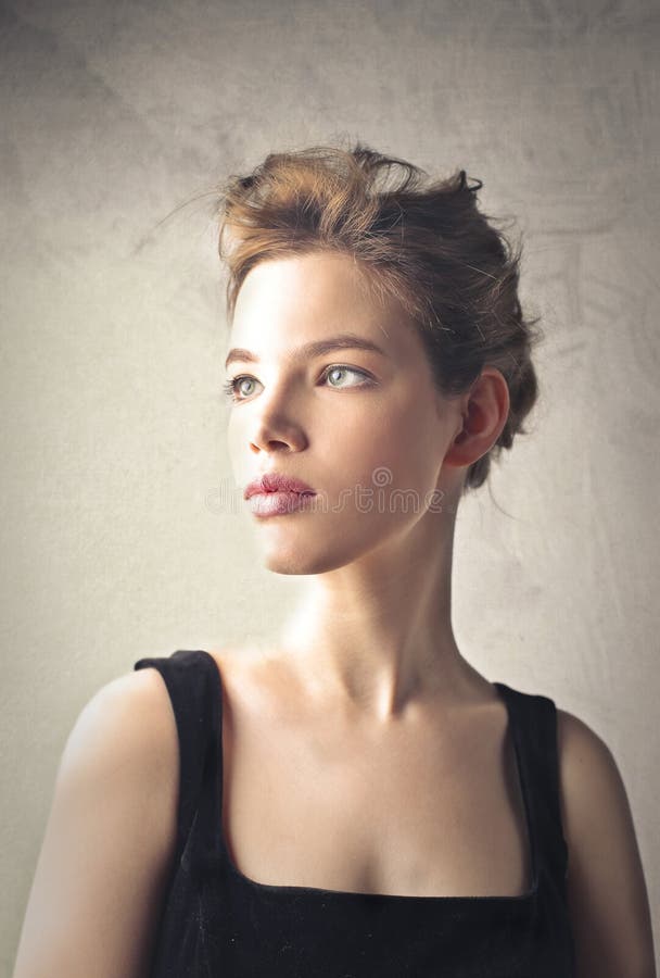 Beautiful woman stock photo. Image of profile, girl, people - 71281194