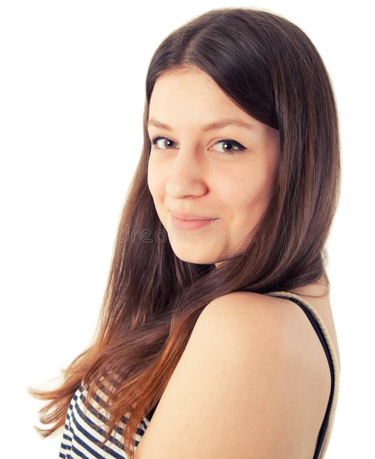 Beautiful woman portrait stock image. Image of hair, pretty - 85904017