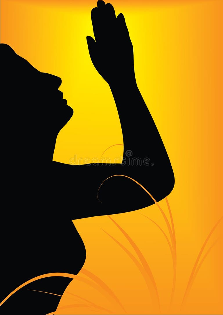 Woman Praying Stock Illustrations – 7,484 Woman Praying Stock ...