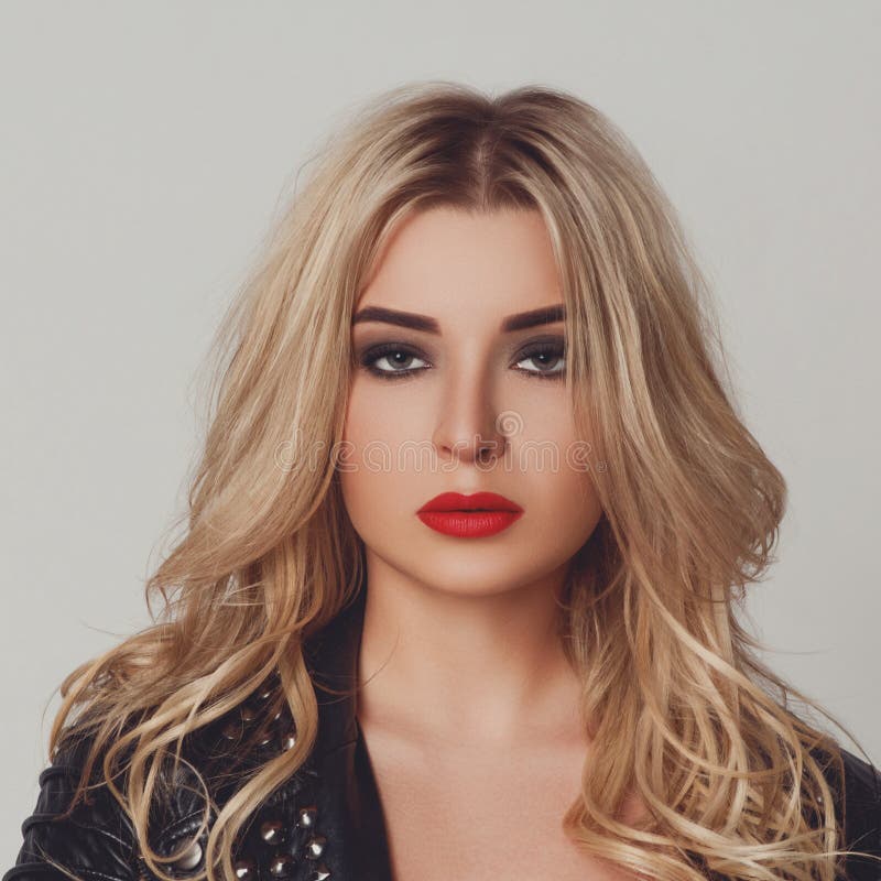 Beautiful Woman with Professional Make Up Stock Photo - Image of makeup ...