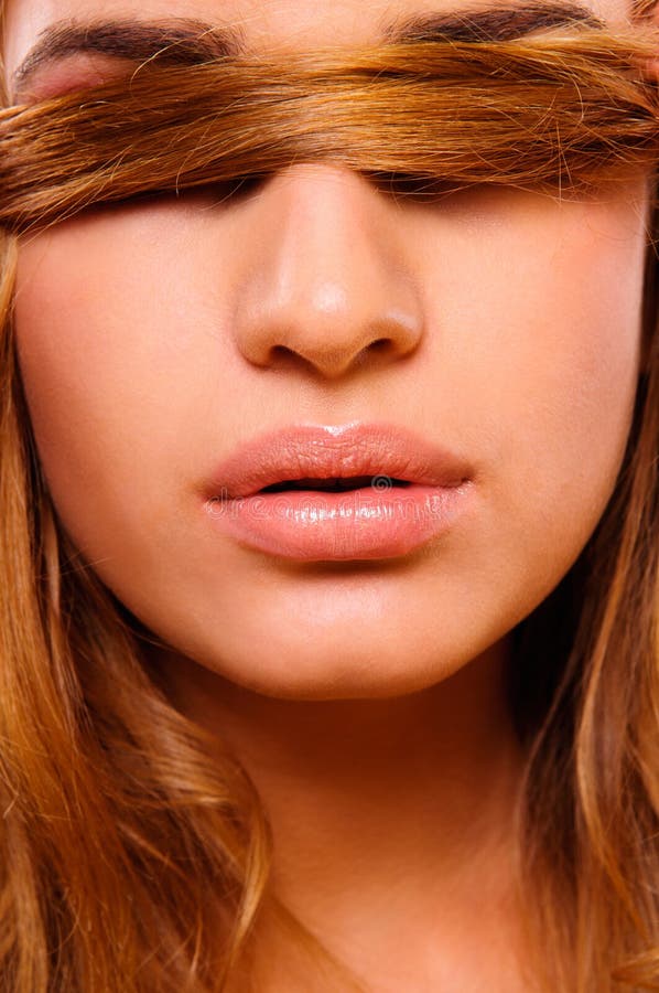 Beautiful woman s face stock photo. Image of initiate - 25826772