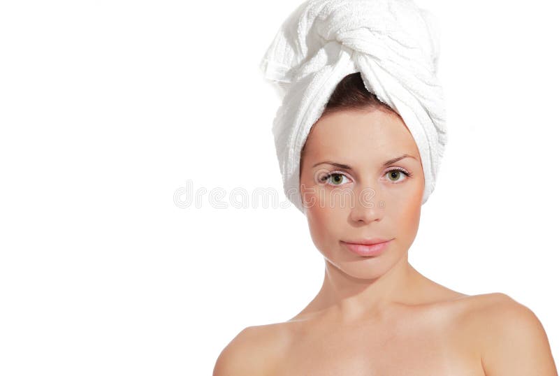 Beautiful Woman after Shower Stock Photo - Image of lady, human: 9551802