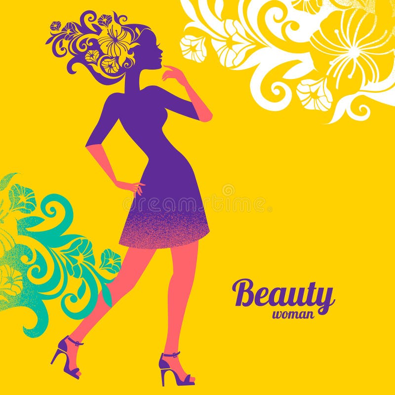 Beautiful Woman Silhouette Flowers Stock Illustrations – 5,466 ... Beautiful Woman Silhouette Flowers Stock Illustrations – 5,466 ...