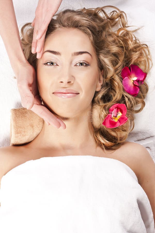 Beautiful Woman in Spa Salon Stock Photo - Image of beautiful ...