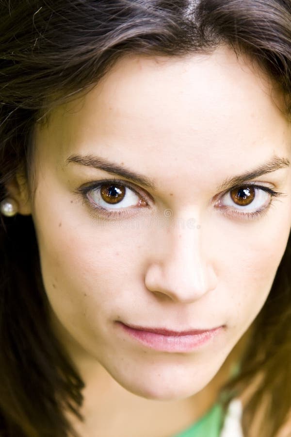 Beautiful Woman Staring At Camera Stock Photo - Image of intelligent ... Beautiful Woman Staring At Camera Stock Photo - Image of intelligent ...