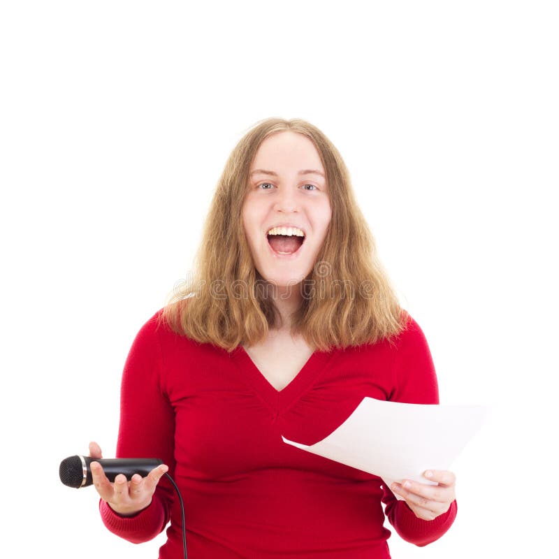 Beautiful woman very happy stock photo. Image of adult - 30787816