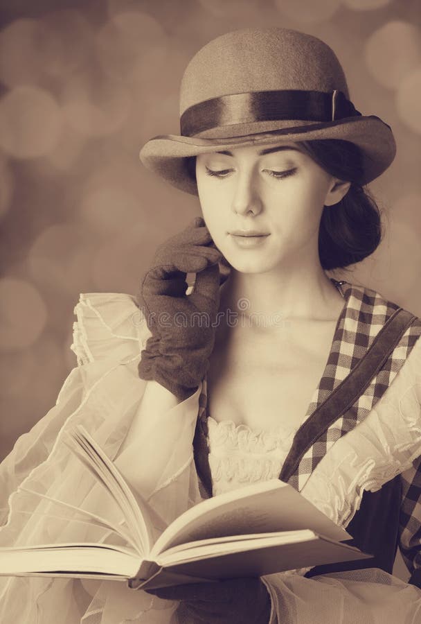 Beautiful women with book. stock photo. Image of elegance - 37676760