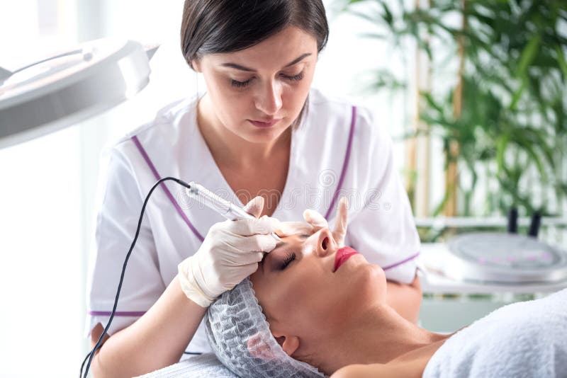 Example of Permanent Makeup Treatment Stock Image - Image of face ...