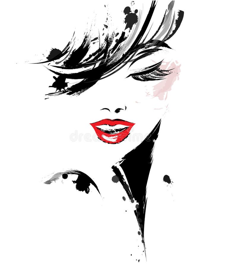 Face Vector Women Stock Illustrations – 107,539 Face Vector Women Stock ...